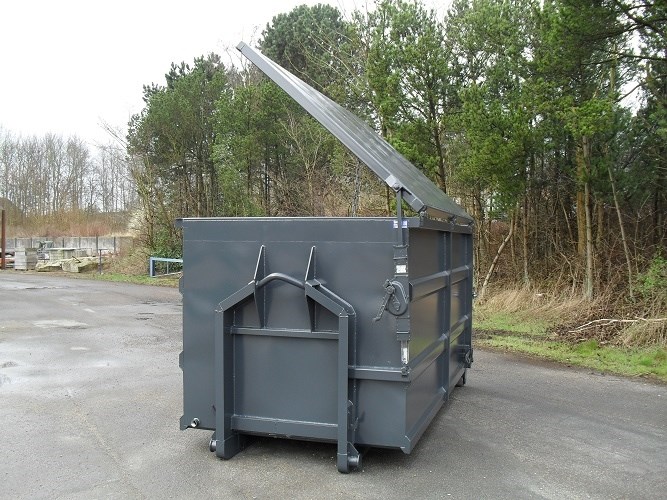 Containere med låg til hele Danmark | Se vores containere her